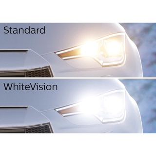 (แพ็คละ 2 หลอด) Philips หลอดไฟหน้ารถยนต์ แท้ 100% PHILIPS WhiteVision ...