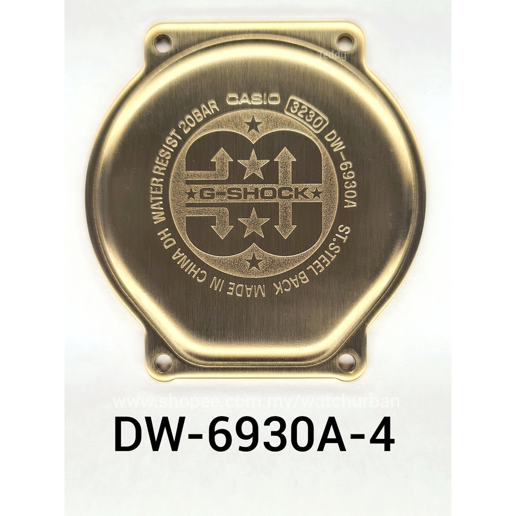 Casio G-SHOCK COVER BACK ASSEMBLY DW6900 DW6600 BACKCASE DW-6900 ...