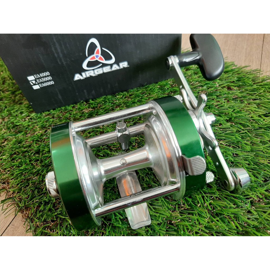 รอกเบท AIRGEAR (EA5000) มีทั้งหมุนซ้าย-หมุนขวา มี 3 สีให้เลือก | Shopee ...