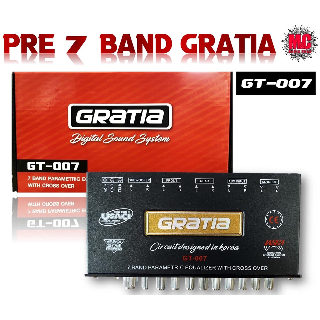 Pre 7 Band PARAMETRIC GRATIA รุ่น GT-007 (ซื้อ10ตัวแถมฟรี1ตัว สินค้ามีจำนวนจำกัด) | Shopee Thailand