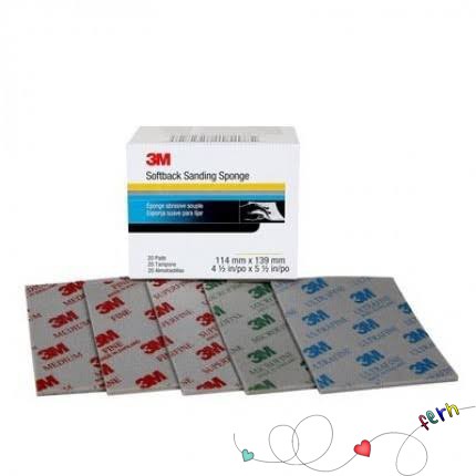 3M Superfine ฟองน้ำกระดาษทราย สำหรับงานขัดสีรองพื้น หรืองานตกแต่ง ...