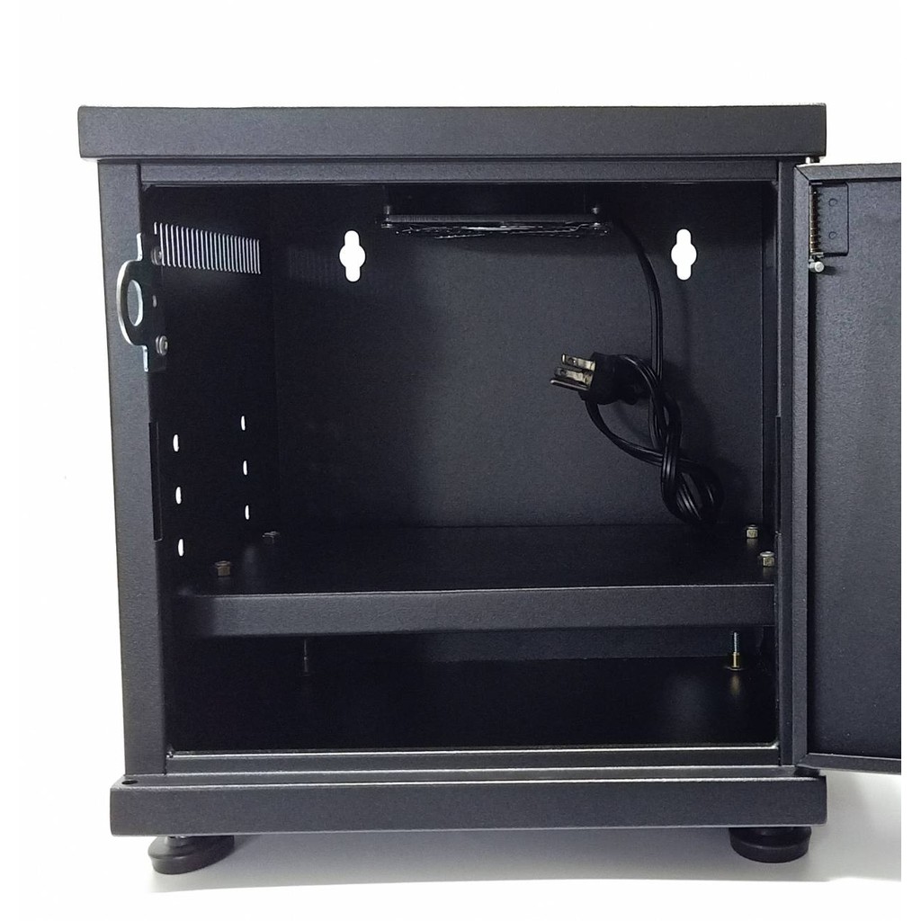 GERMAN MINI STEEL BOX w/Shelf (Black) 19" (30x30x30cm) | Shopee Thailand