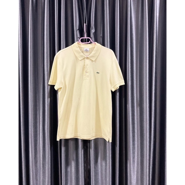 เสื้อโปโล #lacoste สีเหลือง | Shopee Thailand