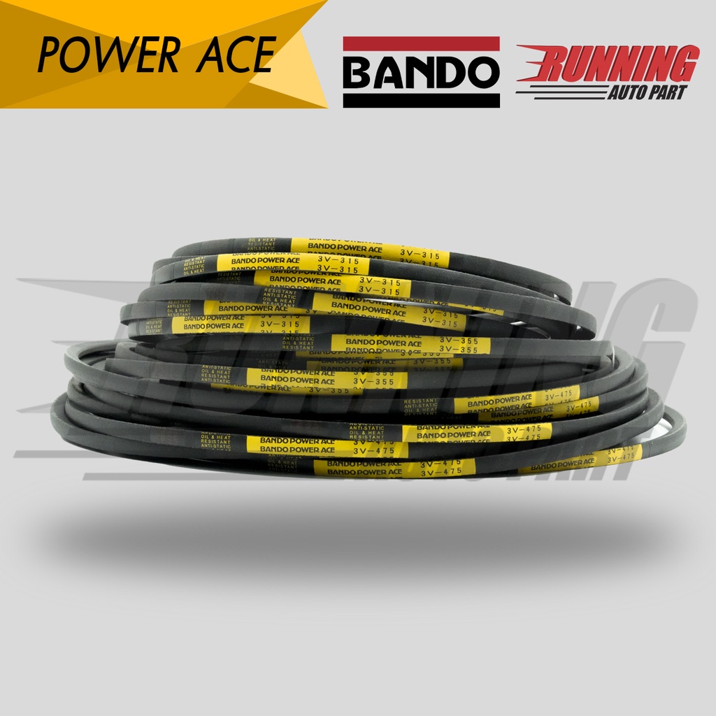 สายพานร่องลึก BANDO POWER ACE 3V500 3V520 3V530 3V560 3V600 3V630 3V670 ...