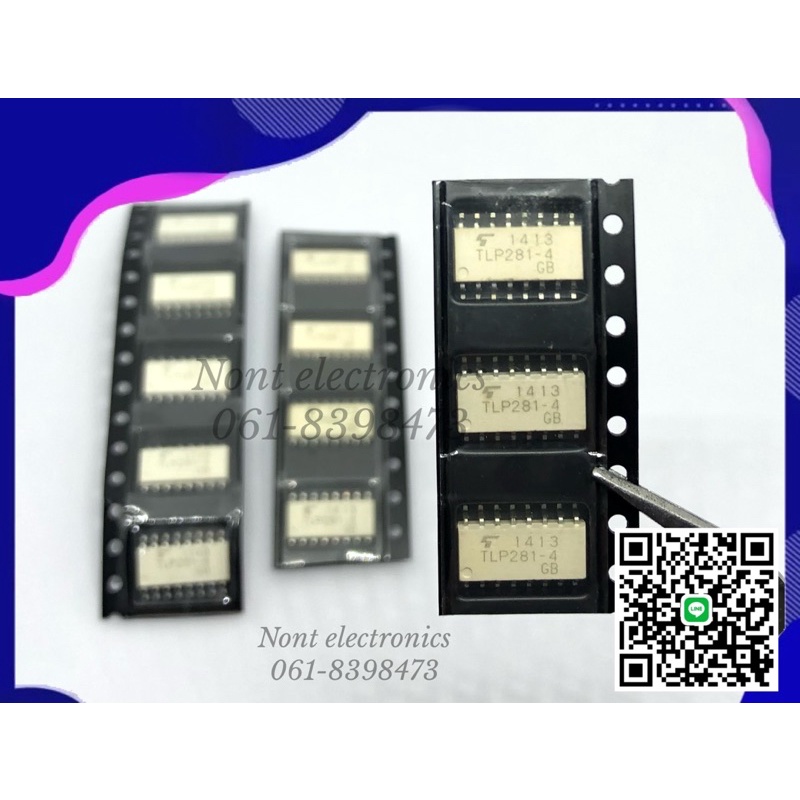 TLP281-4(J,F) DC Input Transistor Output Quad Optocoupler, Surface Mount, 16-Pin SOP | Shopee ...