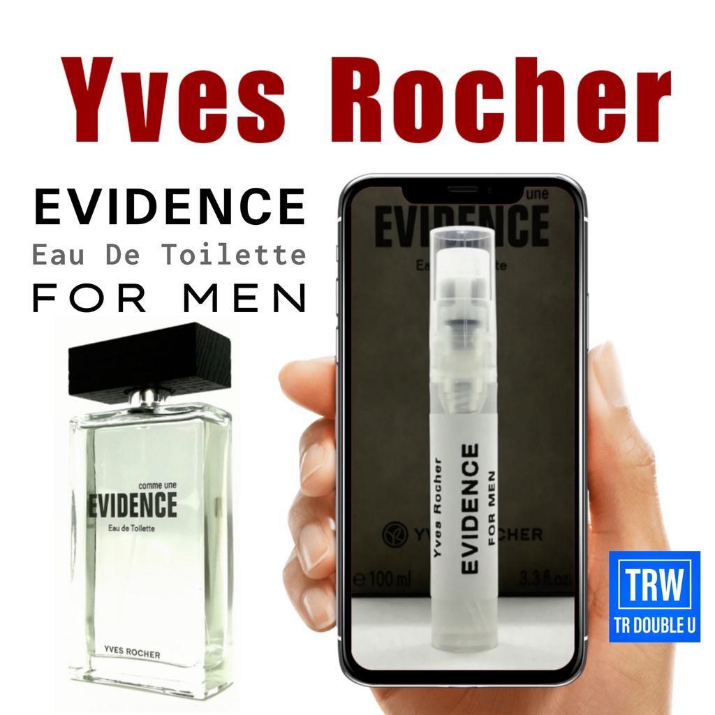 น้ำหอมแท้แบ่งขาย Yves Rocher Comme Une Evidence Homme EDT น้ำหอมผู้ชาย ...