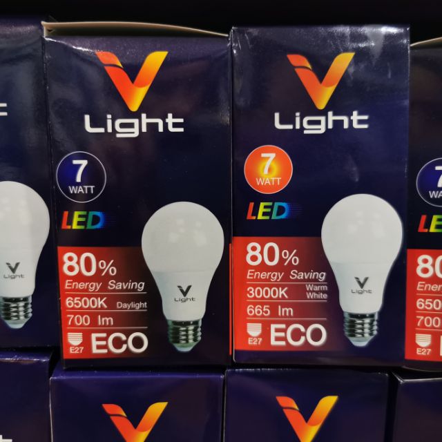 หลอด ไฟ LED 7 Watt V Light | Shopee Thailand
