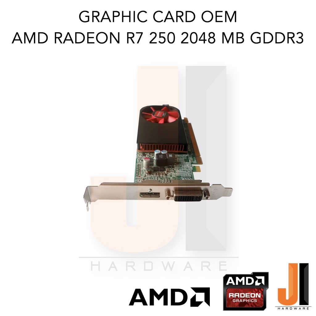 Graphic Card AMD Radeon R7 250 2048MB 128-Bit GDDR3 OEM (สินค้ามือสอง ...