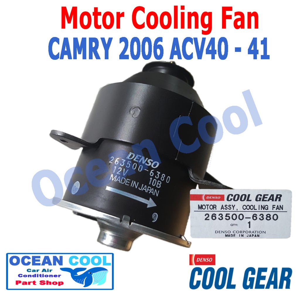 มอเตอร์ พัดลม โตโยต้า แคมรี่ 2006 CF0002 ระบายแผงแอร์ ACV40 TOYOTA ...