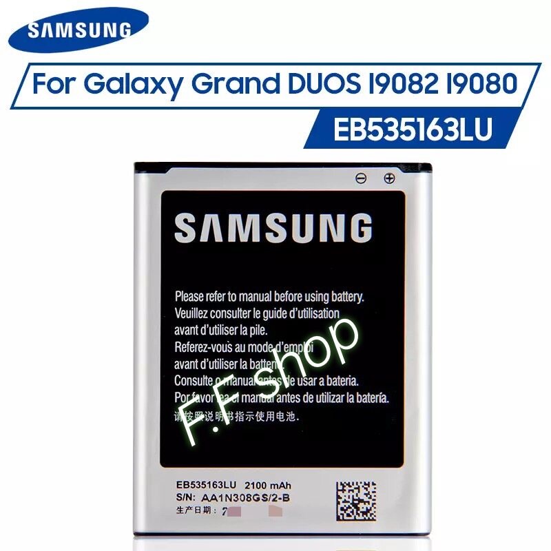 แบตเตอรี่ แท้ Samsung Galaxy Grand / Grand Duos i9082 i9080 GT-i9082 ...