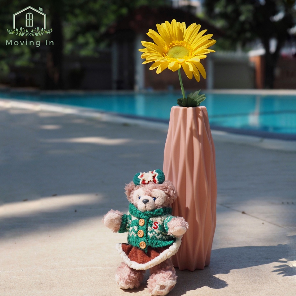 แจกันพลาสติกทรงสูง น้ำหนักเบา (VA004) | Shopee Thailand