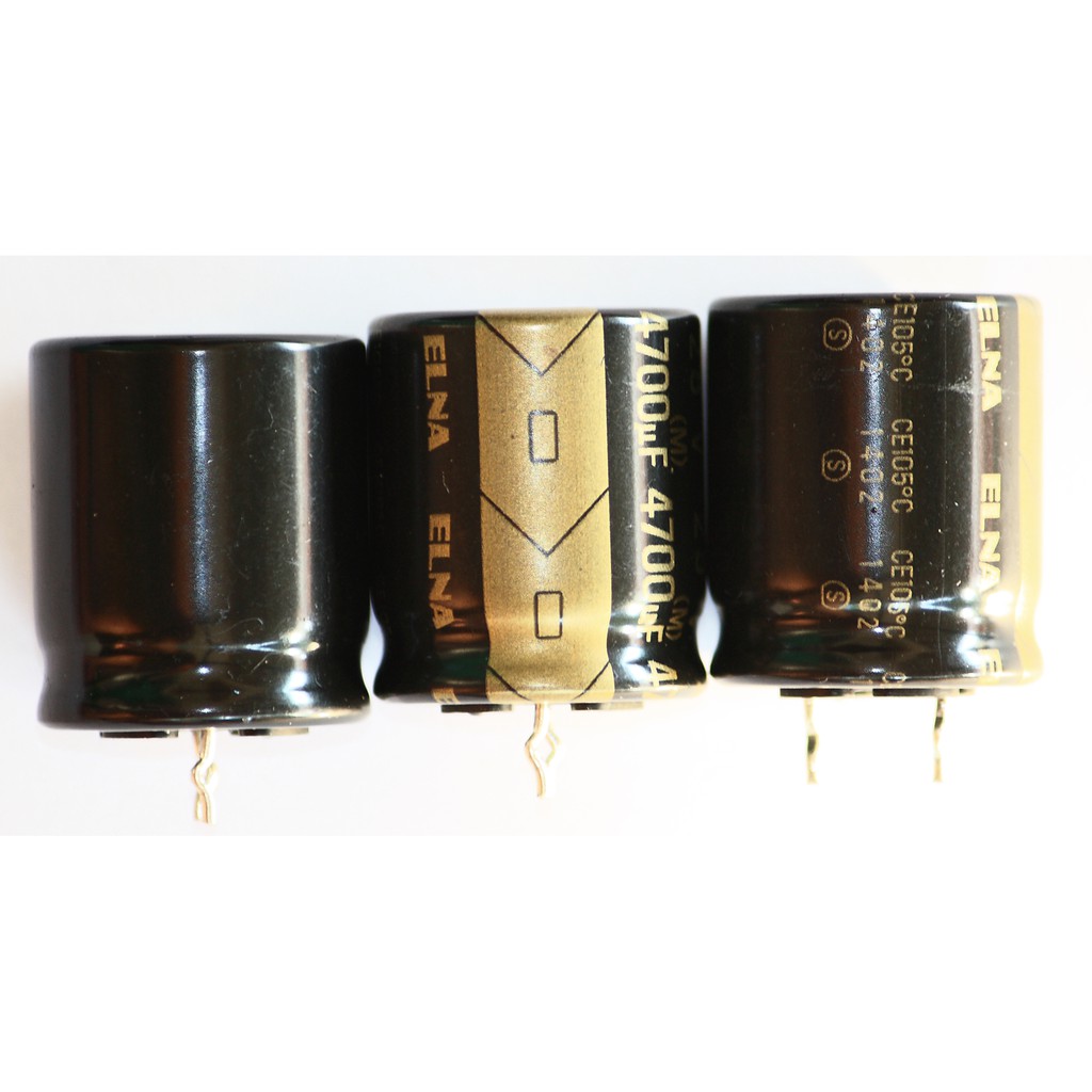 4700uF 25v ELNA ตัวเก็บประจุ ออดิโอเกรด Grade Audio Capacitor | Shopee ...