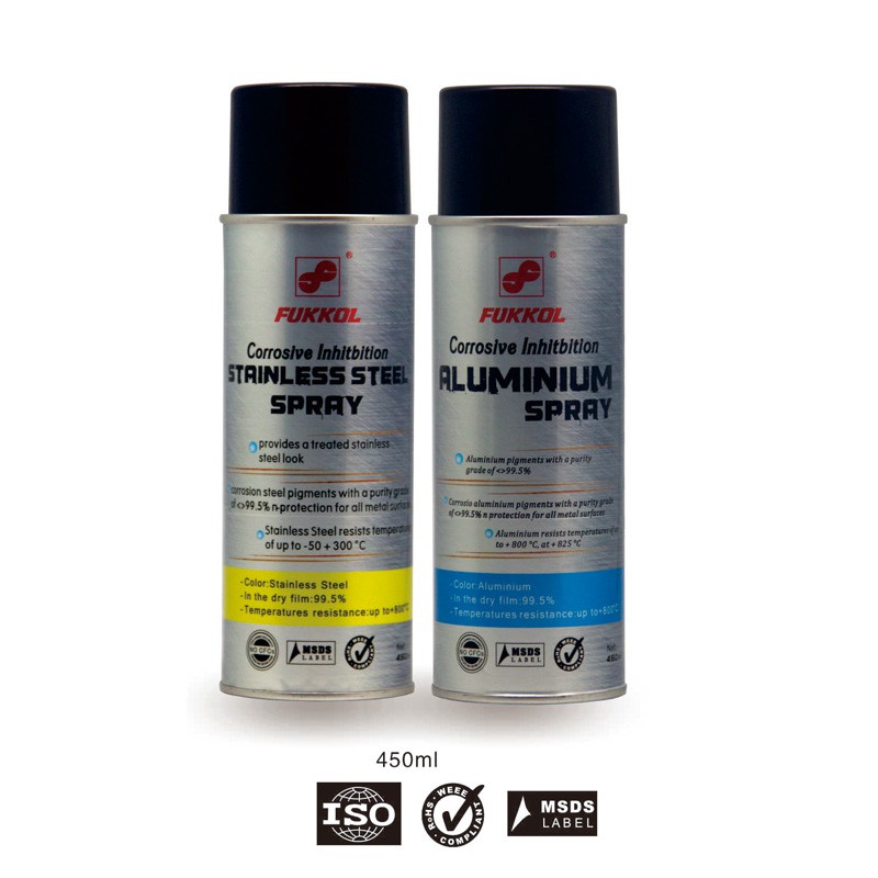 Fukkol Aluminum Corrosive Inhibition Spray Paint เครื่องปรับอากาศ ...