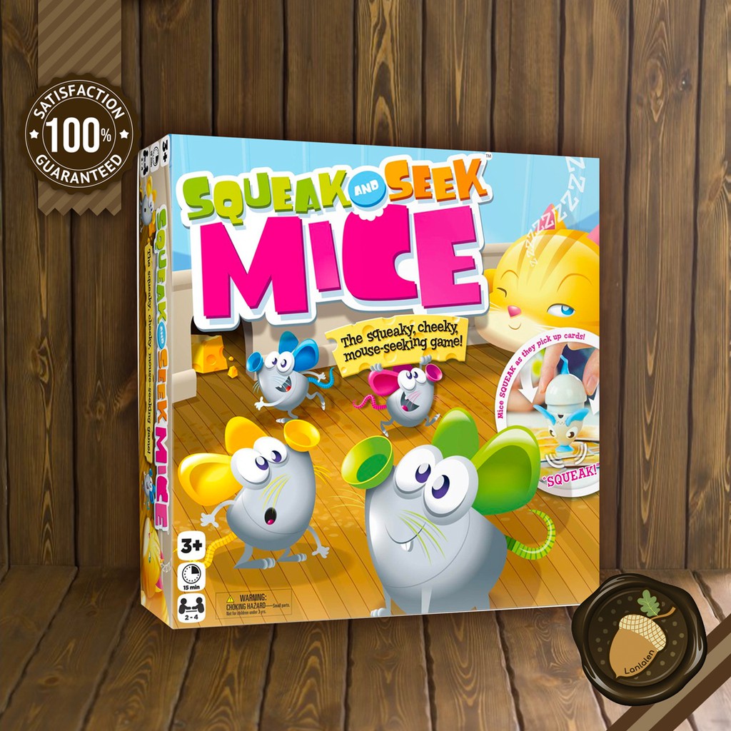 Squeak and Seek Mice บอร์ดเกม คู่มือภาษาอังกฤษ (Boardgame บอร์ดเกม ...