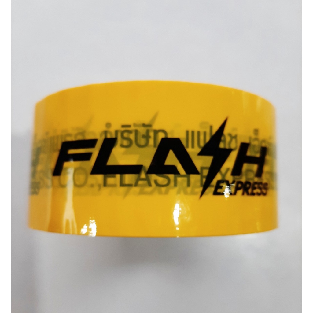 เทปแฟลช สก๊อตเทปแฟลช เทป OPP Flash Express พร้อมส่ง | Shopee Thailand