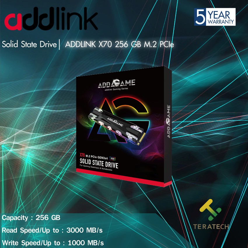 SSD ADDLINK X70 256GB | Shopee Thailand