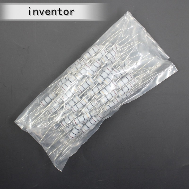 ตัวต้านทานฟิล์มคาร์บอน 5% 3.9K 4.3K 4.7K 5.1K 5.6K 6.2K 6.8K 7.5K Ohm 20 ชิ้น 1W 2W 3W 5W ...