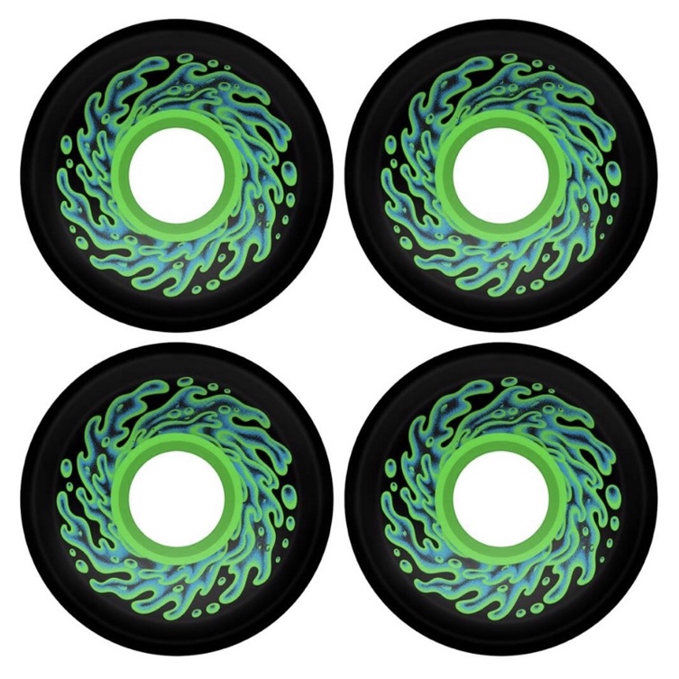 ล้อ SLIME BALLS - 60MM 78A OG SLIME BALL WHEELS (BLACK/GREEN) Santa ...