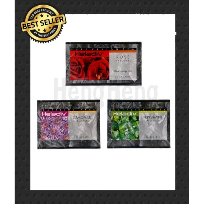 Heladiv Tea เฮลาดีฟ ชาผงพร้อมชง ชนิดซอง ขนาด 30 กรัม (1.5กรัม X 20ซอง ...