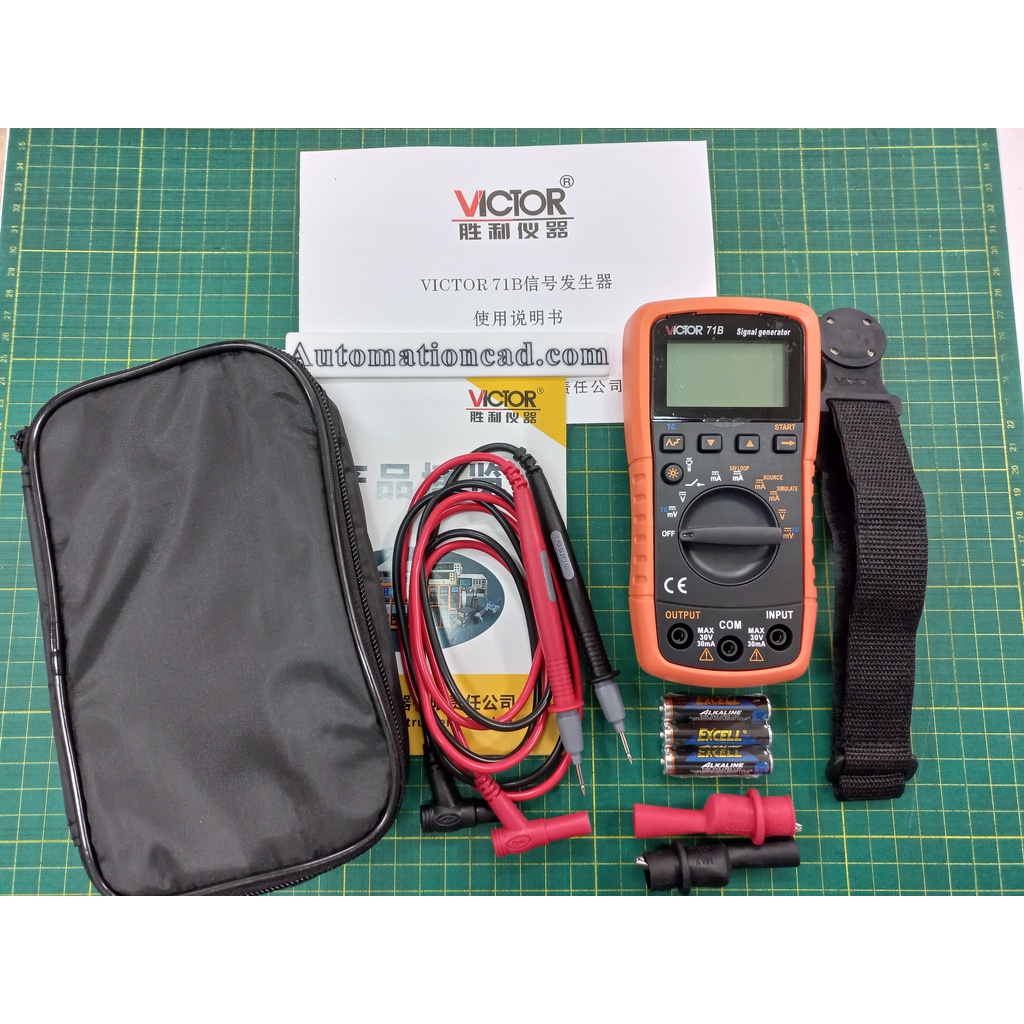 VICTOR VC71B มิเตอร์/สร้างสัญญาณ ออกใบกำกับภาษีได้ * Analog 4-20mA 0 ...