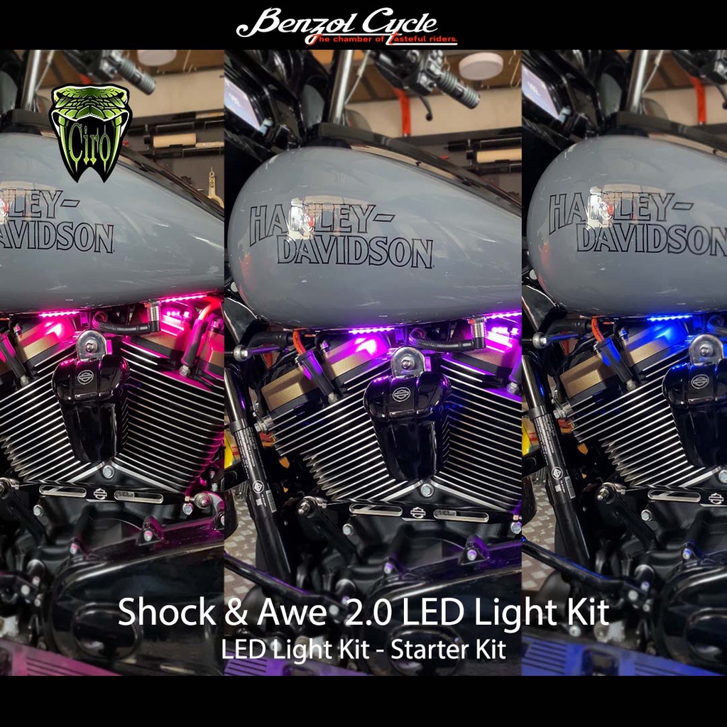 CIRO ชุดไฟมอเตอร์ไซค์ SHOCK & AWE 2.0 LED ENGINE STARTER KIT⚡ | Shopee ...