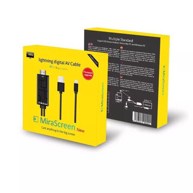 ส่วนลด MiraScreen Lightning To HDMI/HDTV AV TV Cable ยาว 2 เมตร ...