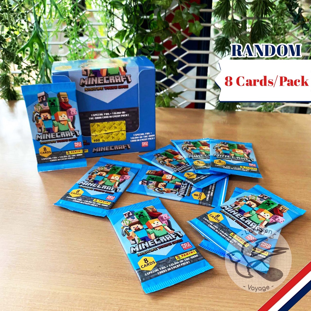 Panini Minecraft Trading Cards [Boardgame] | Shopee Thailand