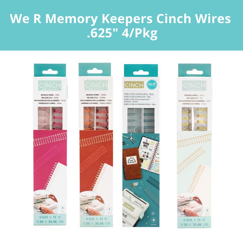We R Memory Keepers Cinch Wires .625" 4/Pkg | Shopee Thailand
