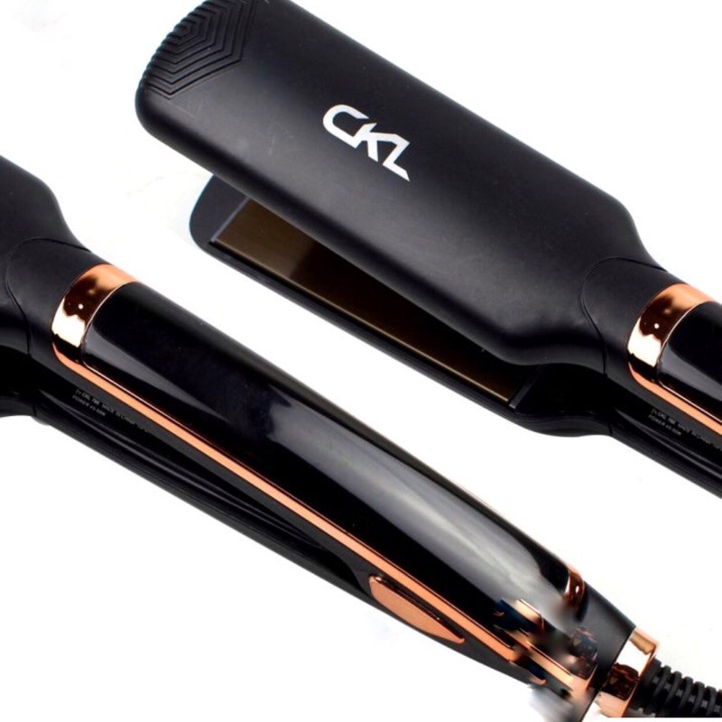 เครื่องหนีบผม ที่หนีบผม เครื่องรีดผม ที่รีดผม (สีดำ) สินค้ามาตรฐาน มอก ใช้งานปลอดภัย CKL-785รุ่น ...