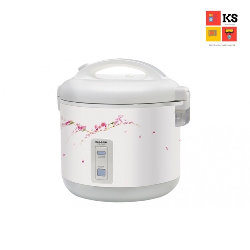 หม้อหุงข้าวอุ่นทิพย์ SHARP รุ่น KS-18E (1.8 ลิตร , 600 วัตต์) | Shopee Thailand