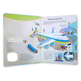 DKTODAY หนังสือ USBORNE WIND-UP BOOKS :PLANE WITH MODEL (AGE 3+) | Shopee Thailand