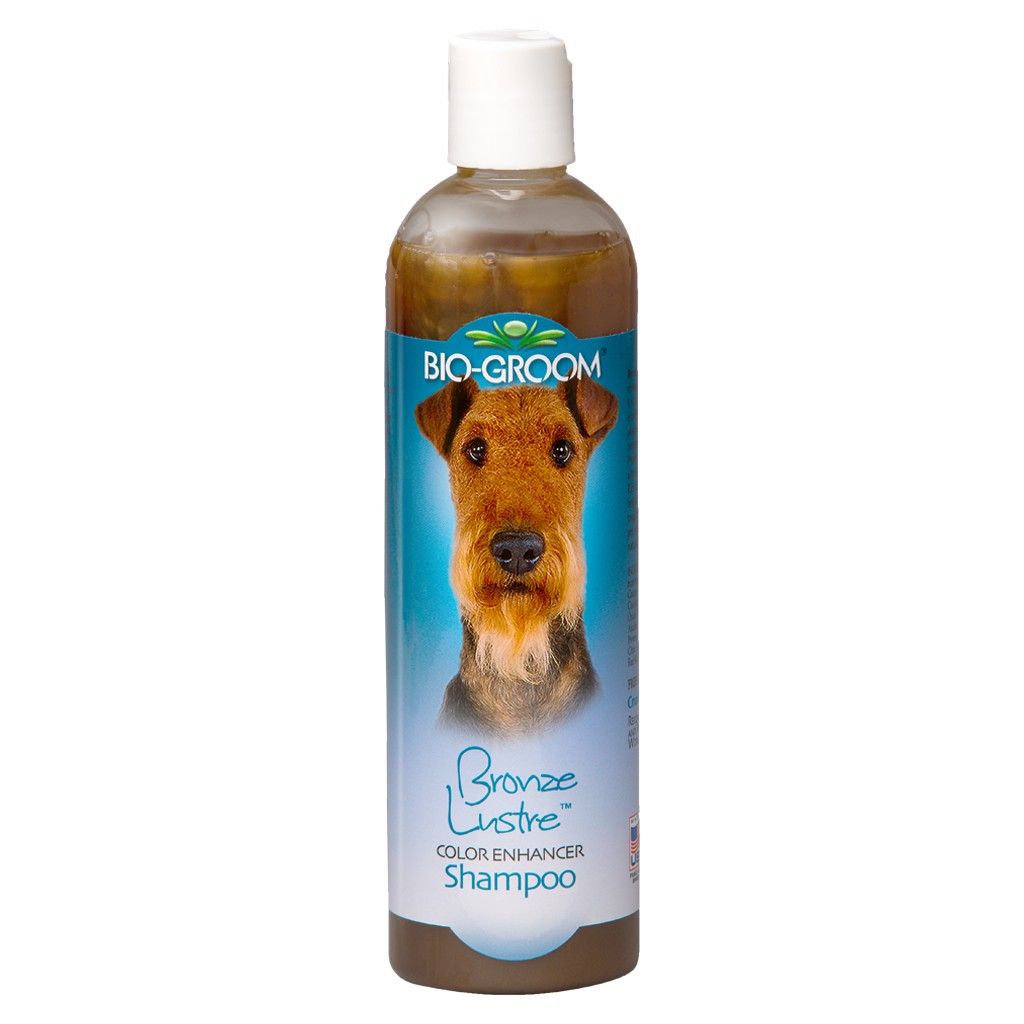 BIO-GROOM Bronze Lustre Shampoo แชมพูสำหรับสุนัขและแมวขนสีน้ำตาล หรือ ...