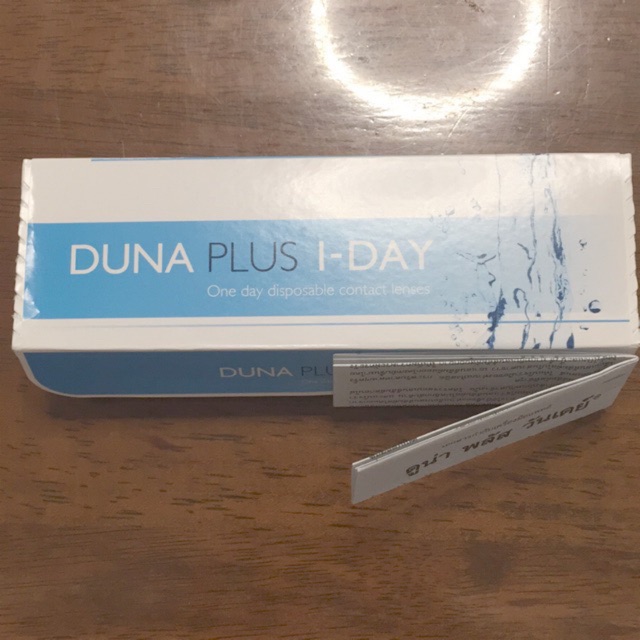 พร้อมส่ง DUNA PLUS 1 DAY ส่งต่อเหลือ14คู่(28อัน)(หมดอายุ2022) | Shopee ...