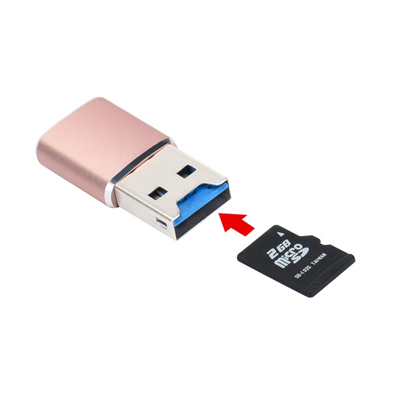 Super Speed 5 Gbps USB 3.0 Micro SDXC Micro SD TF T-Flash Card Reader ...