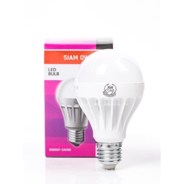หลอดไฟ LED SIAM OWL หลอดไฟ LED กำลังไฟมี 3 ขนาด | Shopee Thailand
