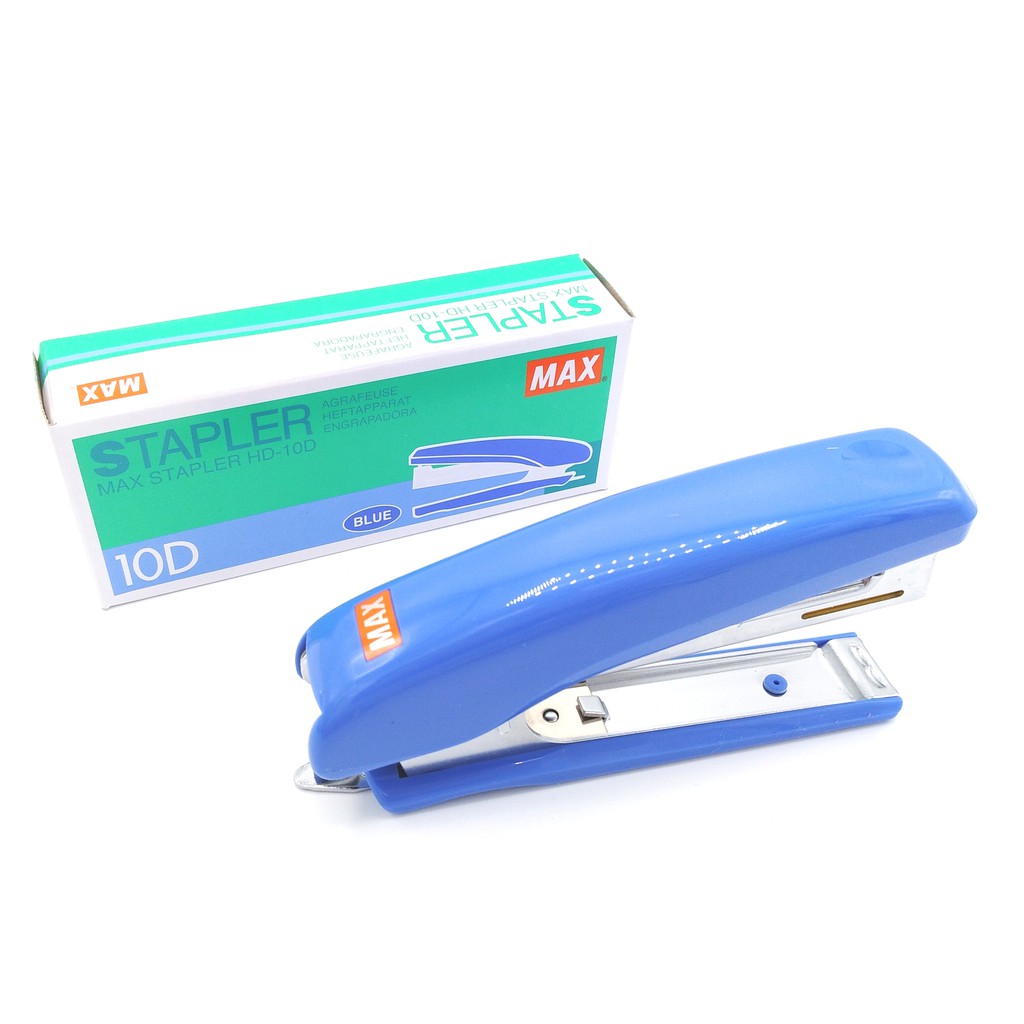 Max HD-10D แม็กซ์ เครื่องเย็บกระดาษ ใส่แม็กซ์ได้ 2 แถว *มีลวดเย็บขาย ...