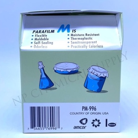 พาราฟิล์ม Parafilm M, 4 นิ้วx125 ฟุต, แบบม้วน, ฟิล์มสำหรับเพาะพันธุ์พืช ...