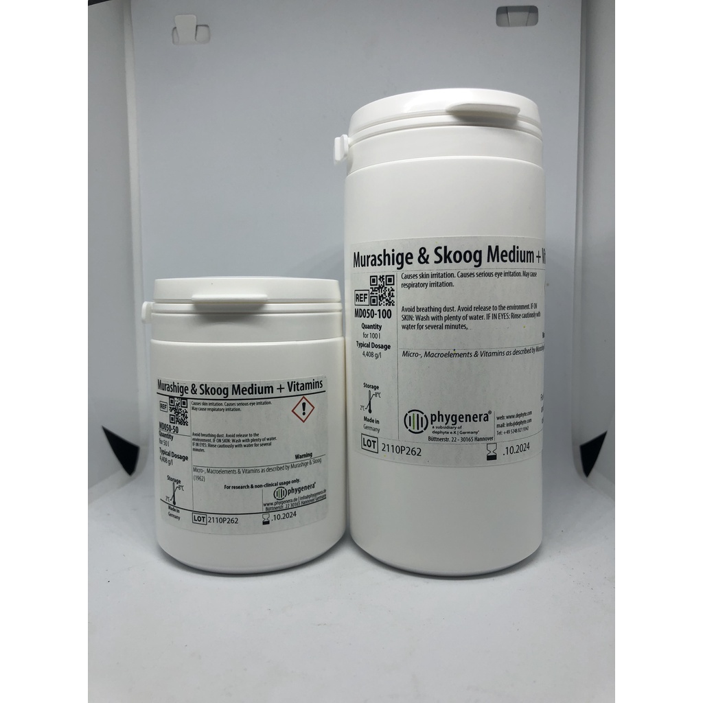 อาหารเพาะเลี้ยงเนื้อเยื่อสูตร MS+Vitamin (Phytotech จาก US และ ...