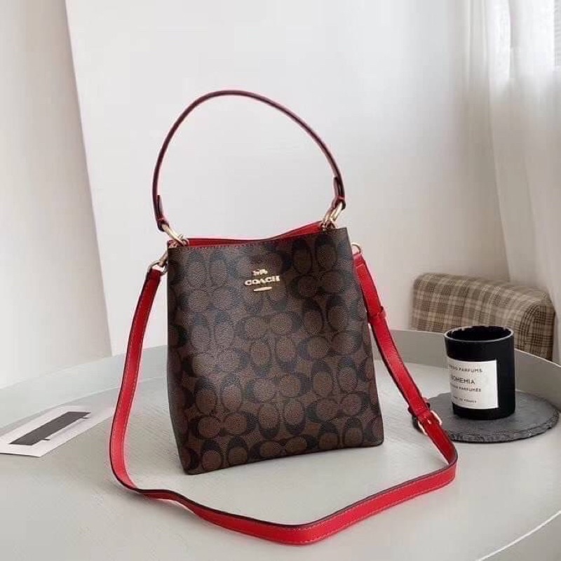 🇺🇸💯 COACH SMALL TOWN BUCKET BAG IN SIGNATURE CANVAS (COACH 2312 ...