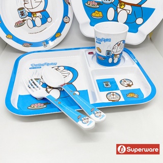 โดเรม่อน เทคอะเบรค จานเมลามีน ช้อนส้อม แก้วน้ำเด็ก DORAEMON Superware ศรีไทยซุปเปอร์แวร์ [ขายแยก ...