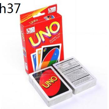 ไพ่อูโน่ CARD GAME UNO การ์ดเกม UNO ครบชุด 108 ใบ (กระดาษมันหนา) กล่อง ...