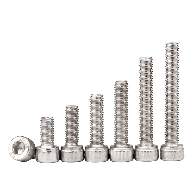 m1.4/m1.6/m2/m2.5/m3 น็อต สกรูหัวจมหกเหลี่ยม สแตนเลส 304 เธรดหยา / Din912【XZM-6A】 | Shopee Thailand