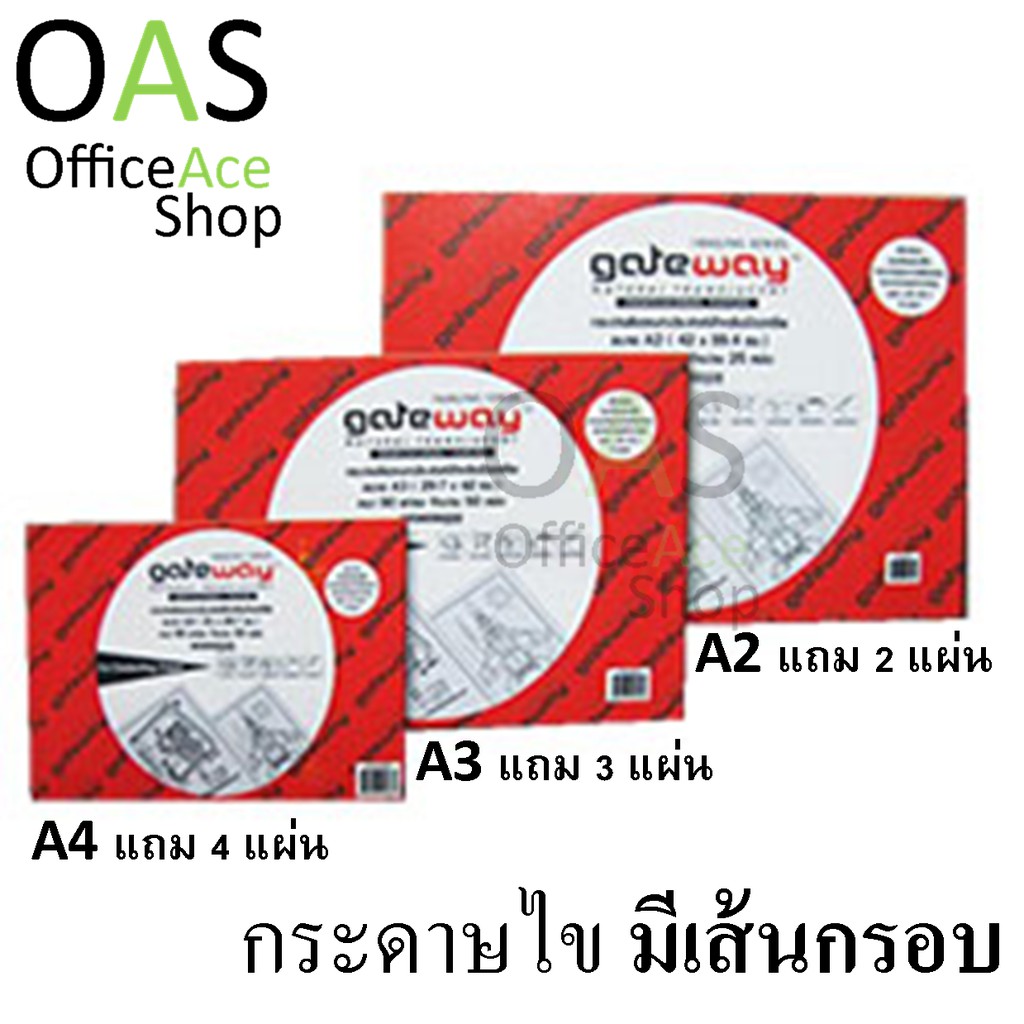GATEWAY Multi-Purpose Tracing Paper กระดาษไขอเนกประสงค์สำหรับมืออาชีพ ...