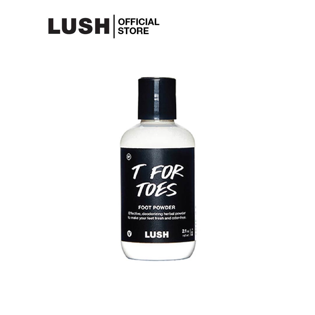 LUSH แป้งดับกลิ่นเท้า T FOR TOES FOOT POWDER 65g | Shopee Thailand
