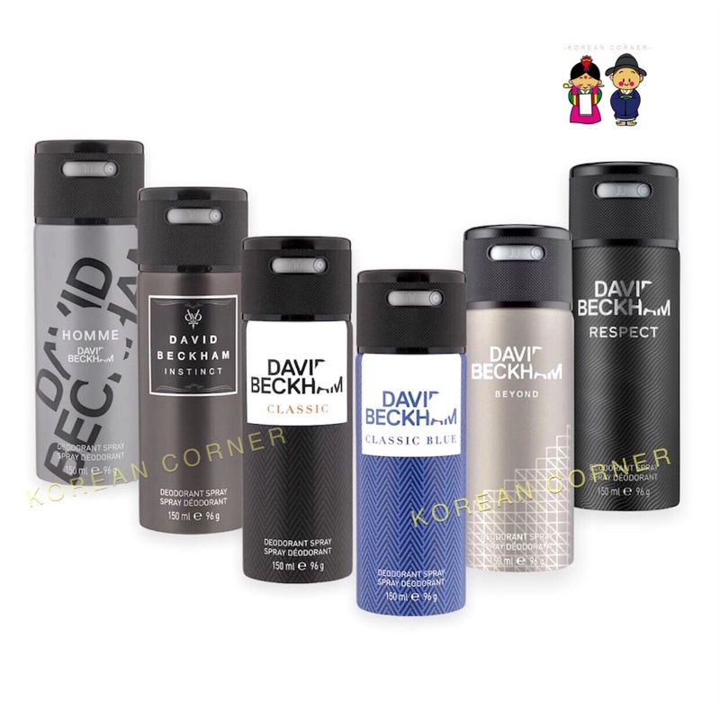 David Beckham Deodorant Body Spray Fragance for Men เดวิด เบคแฮม สเปรย์ ...