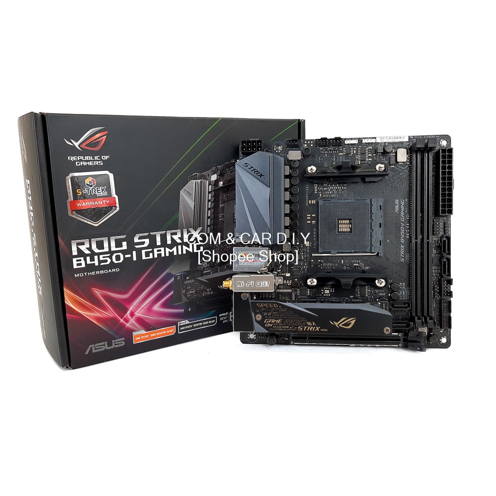 เมนบอร์ด ROG STRIX B450 I GAMING (AM4 รองรับ Ryzen 5000 Series ...