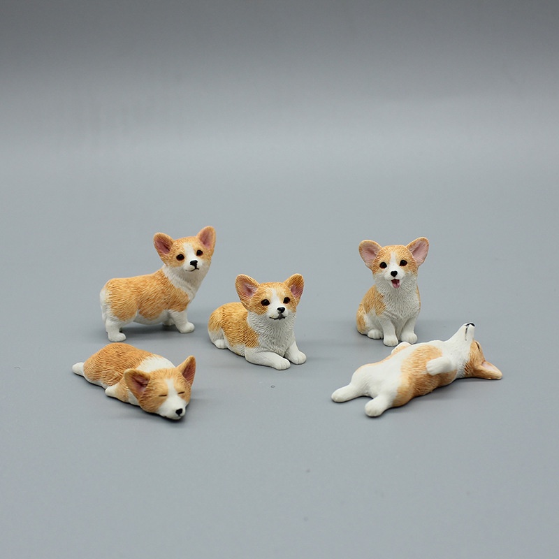 กาชาปองสัตว์ กาชาปอง โมเดล หมา คอร์กี้ สัตว์ Gashapon Corgi cocky dog ...