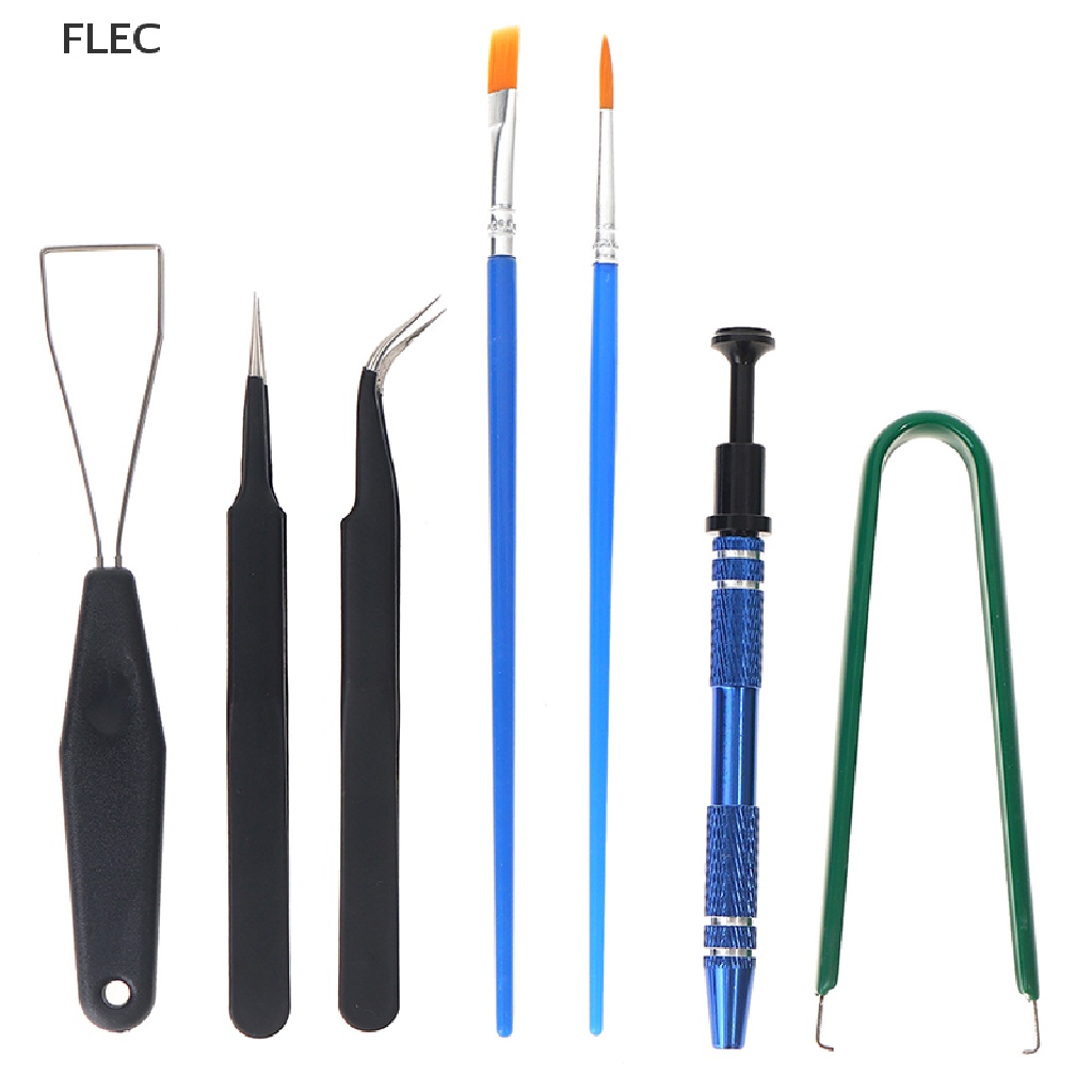 FLEC 7Pcs/Set Keyboard Lube Switch Puller Kit Keycap Puller Capacitive ...