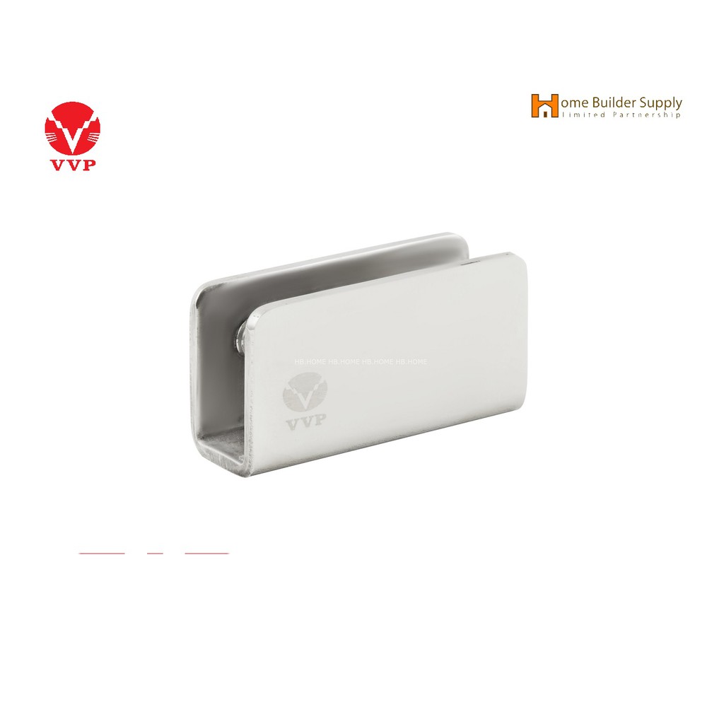 VVP รุ่น GC-507-PS ตัวหนีบกระจกห้องน้ำ วีวีพี (ไม่เจาะกระจก) สีสแตนเลสเงา อุปกรณ์ห้องน้ำ ...