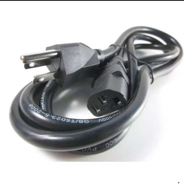 AC Cable 1.8m สายไฟคอมพิวเตอร์ | Shopee Thailand